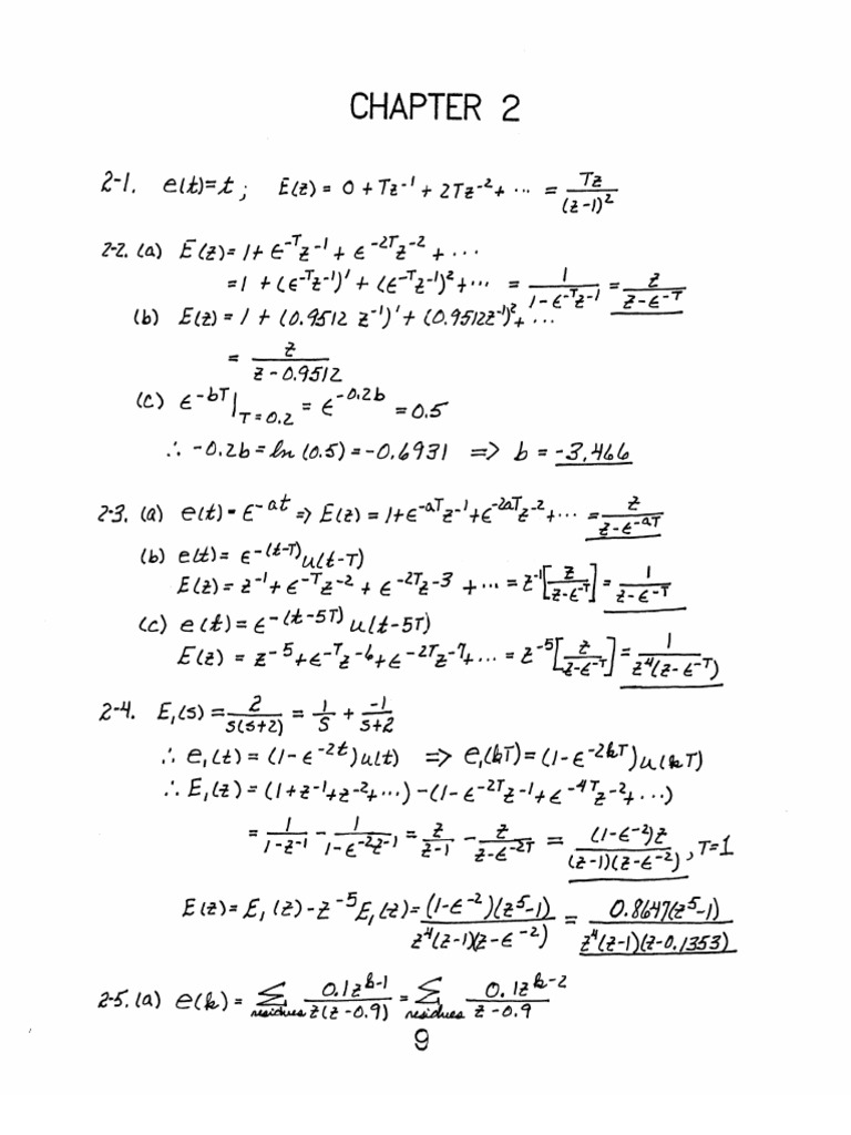 Solution Digital Control System Analysis and Design 3E - Charles ...