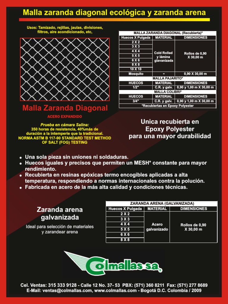 Zaranda PDF | PDF | Hogar, jardinería y bricolaje | Ciencia y matemáticas