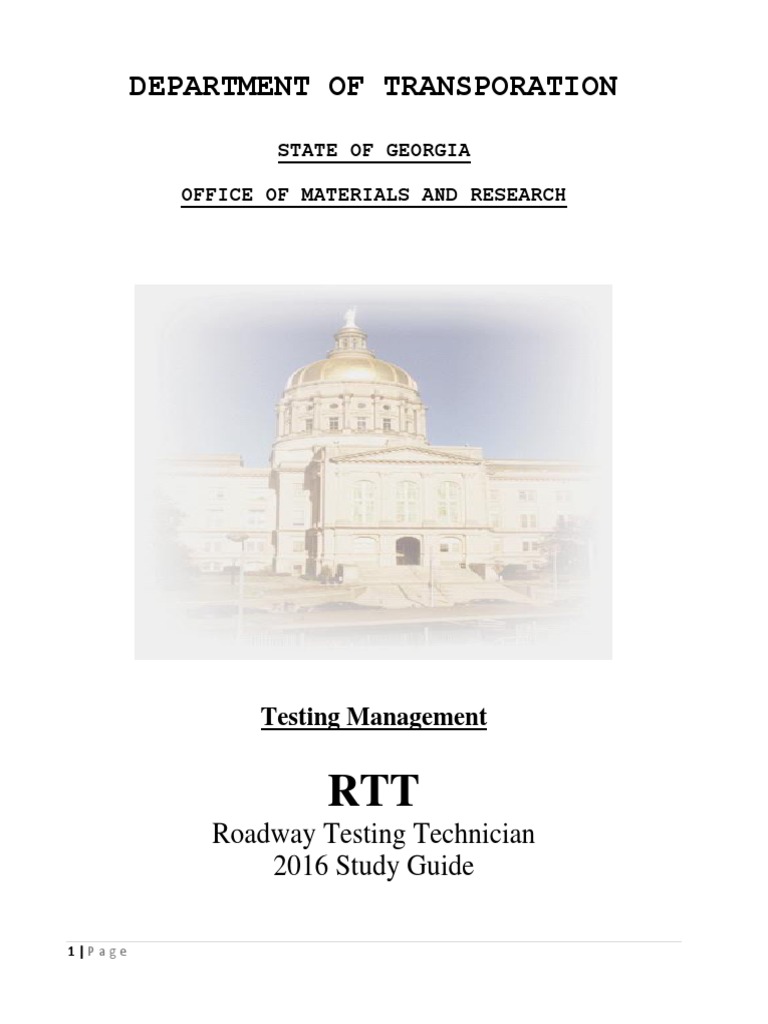 RTT Study Guide | PDF | Specification (Technical Standard) | Test ...