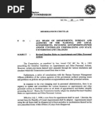 Employment Status and Appointment Types | PDF | Government | Justice