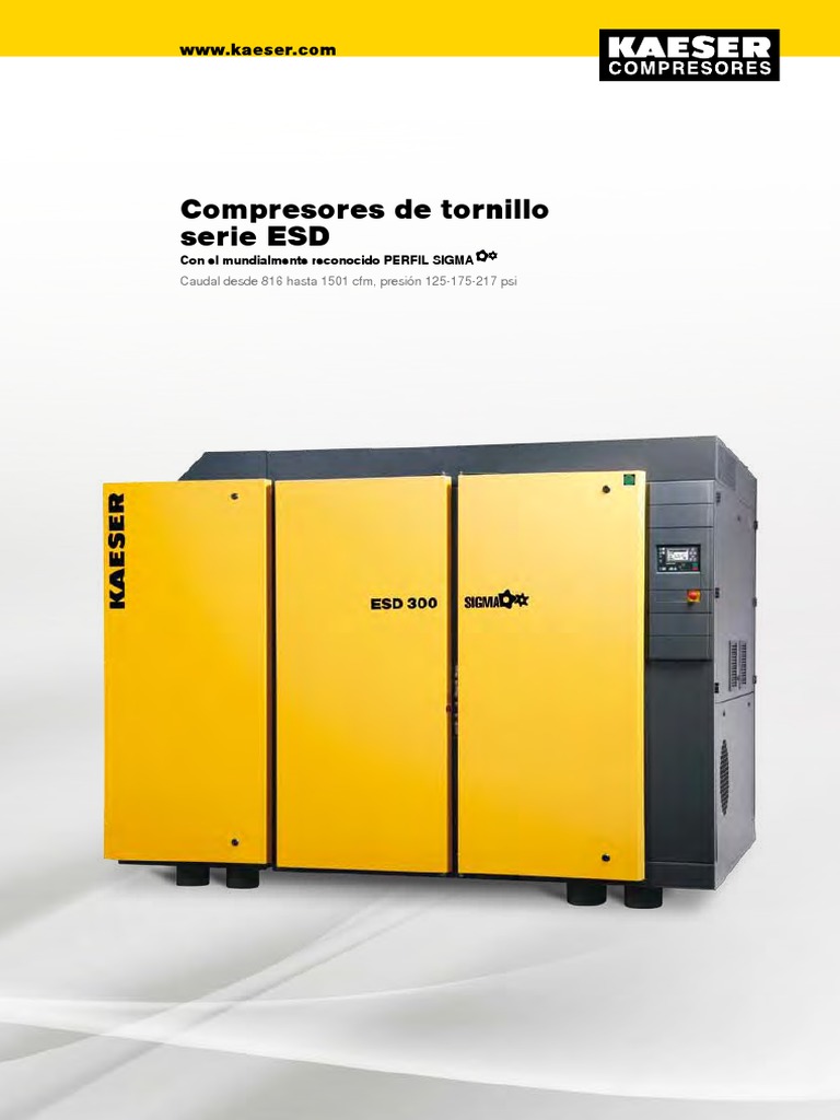 Especificaciones Del ESD 300 | PDF | Compresor de gas | Refrigeración