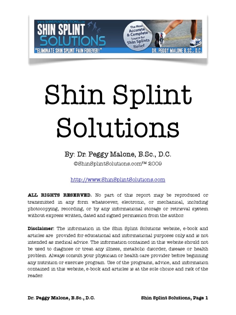 Shin Splint Solutions2 PDF | PDF | Lifestyle