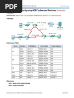2.7.1 Packet Tracer - Single-Area OSPFv2 Configuration | PDF | Router (Computing) | Computer Network