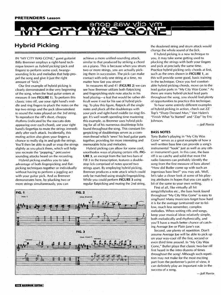 The Pretenders - My City Wa Gone PDF | PDF