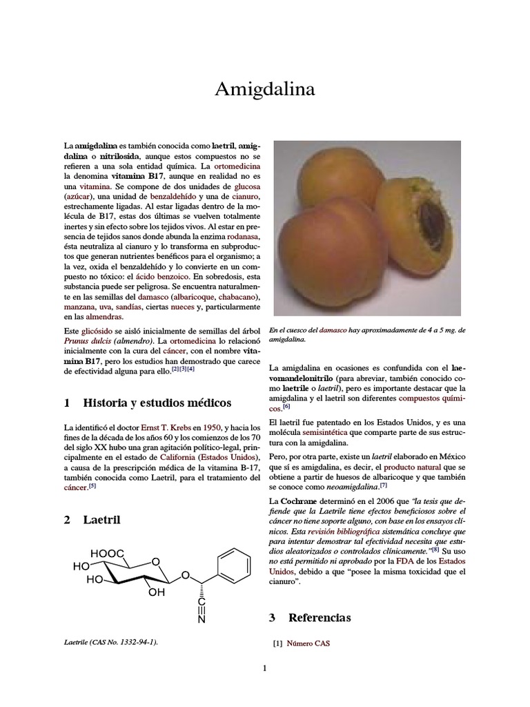 Amigdalina | PDF | Cáncer | Neoplasias