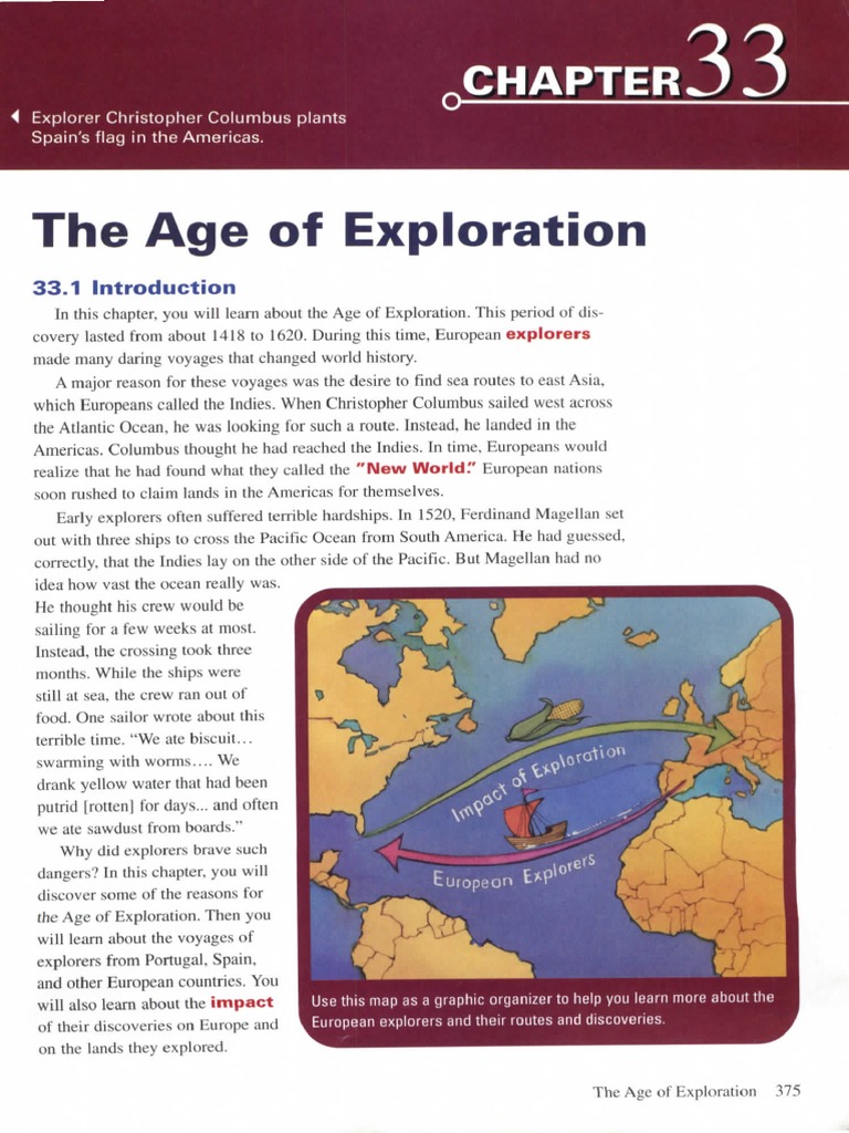 Chapter 33 Age of Exploration | PDF | Age Of Discovery | Christopher ...