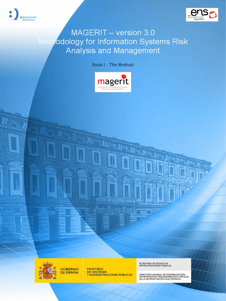 Magerit v 3 Book 1 Method PDF Nipo 630-14-162-0 | Risk Management | Risk