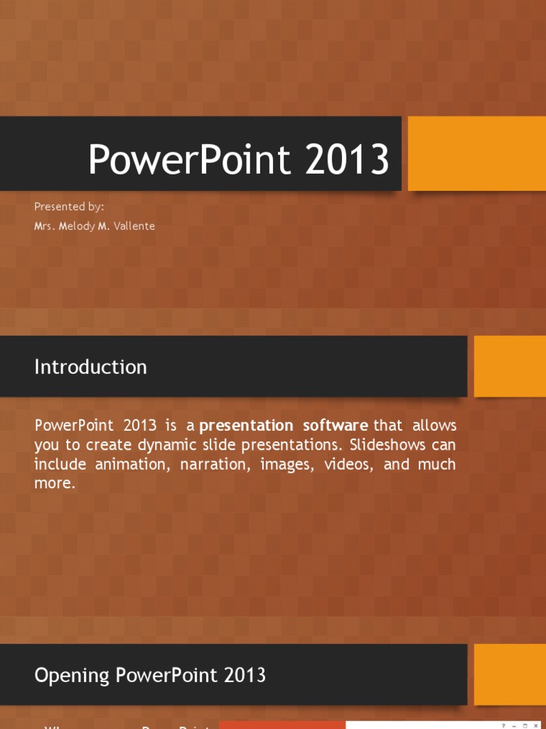 PowerPoint 2013 | PDF