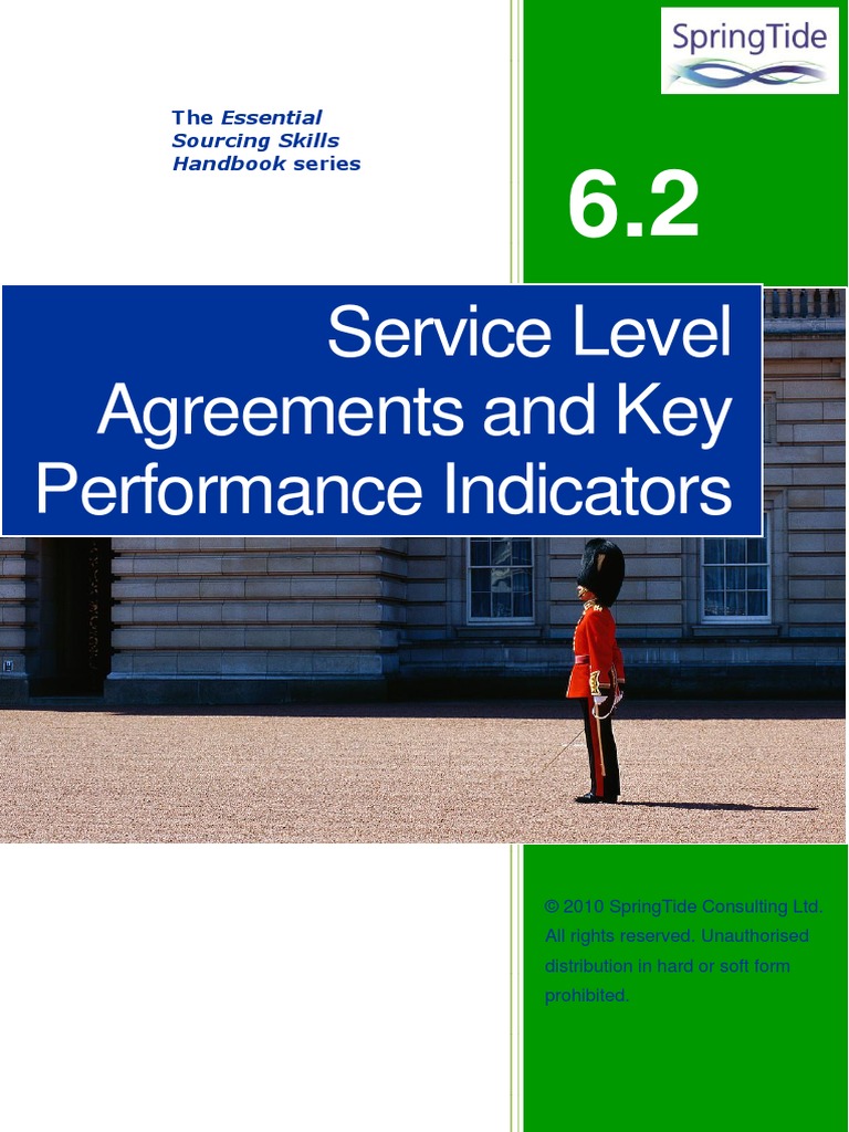 6.2 Service Level Agreements and Key Performance Indicators | PDF ...