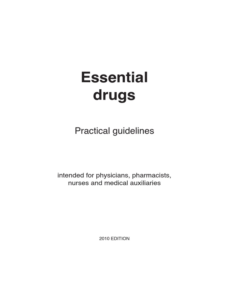 Essential Drugs | PDF | Pharmaceutical Drug | Nonsteroidal Anti ...