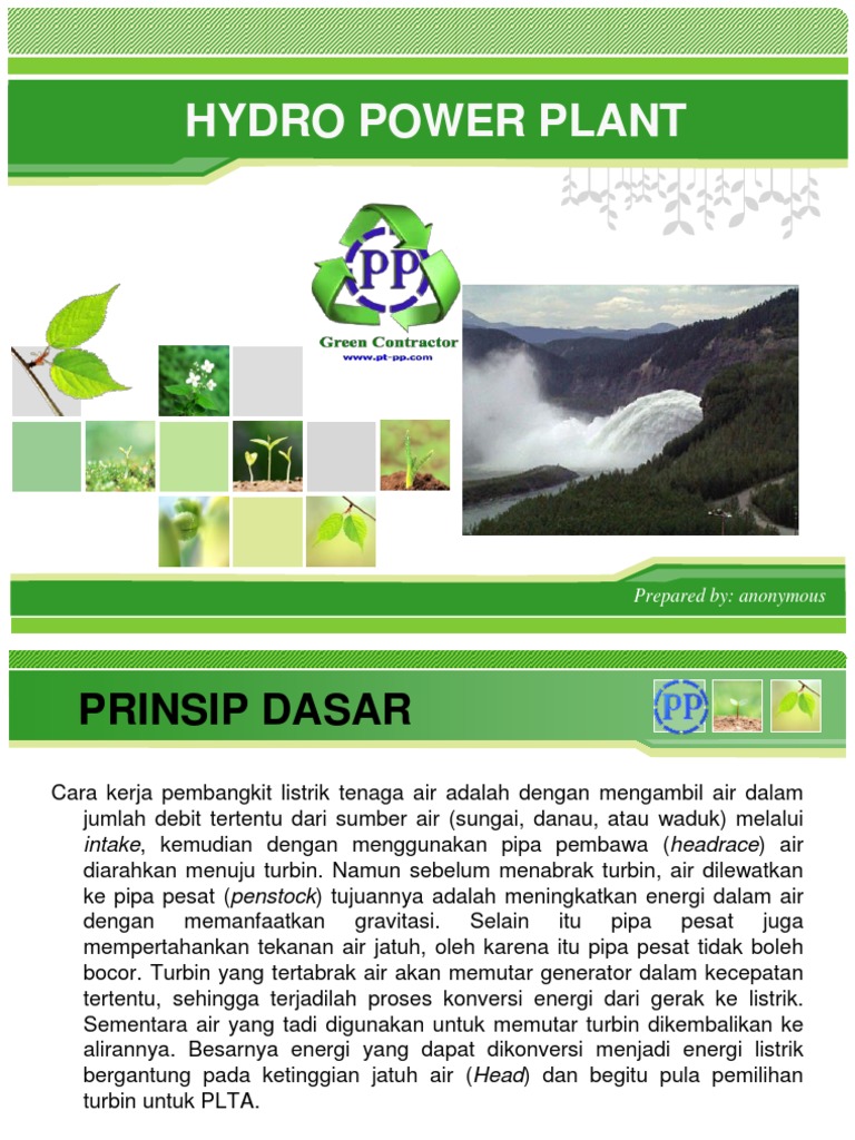 Hydro Power Plant PDF | PDF