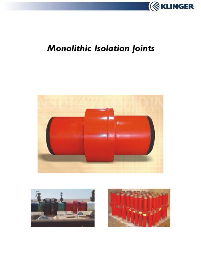 Monolithic Isolating Joints Rev 2 | PDF | Epoxy | Steel