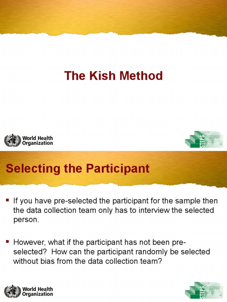 Steps TNG 7 Kish | PDF | Sampling (Statistics) | Statistics