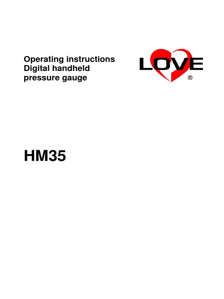 Thommen HM35 Manometri | Download Free PDF | Calibration | Pressure ...