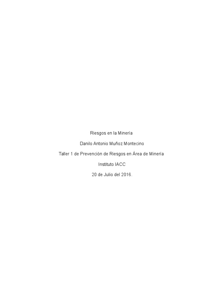 Danilo Munoz Control 1 | PDF