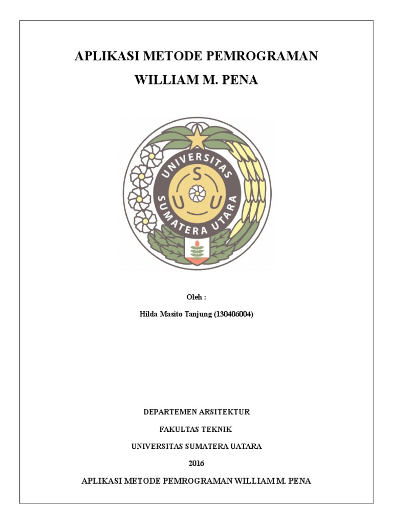 Aplikasi Metode Pemrograman William M Pena | PDF