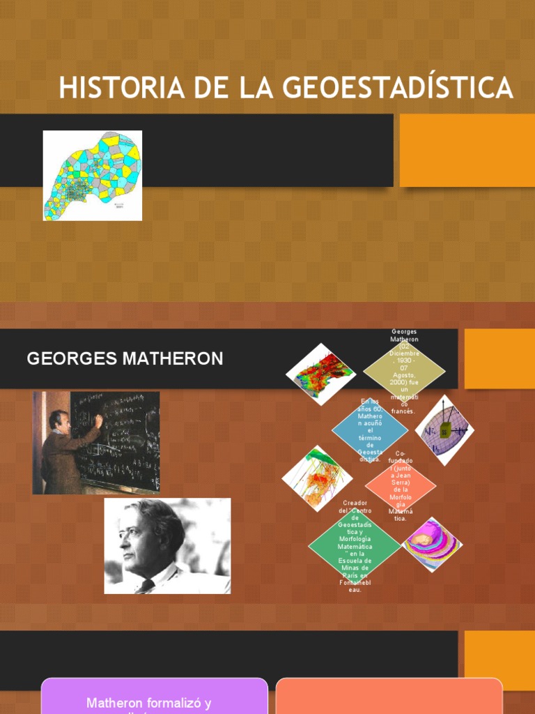 Georges Matheron y la Geoestadística | PDF | Métodos y materiales de ...