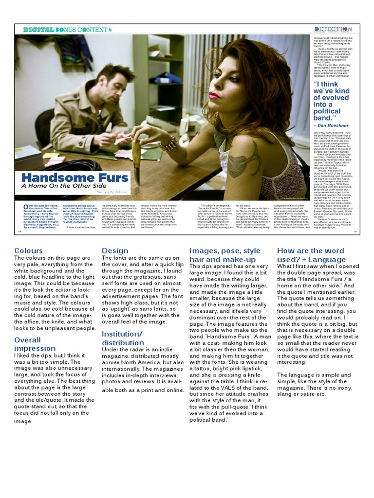 UTR DPS Analysis | PDF | Typefaces | Publishing