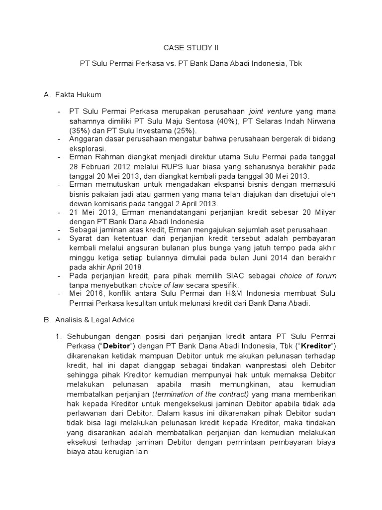 Case Study II Raw | PDF