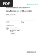 Fundamentals of Photonics | PDF