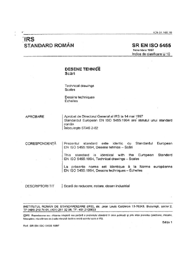 SR en Iso 5455 PDF | PDF