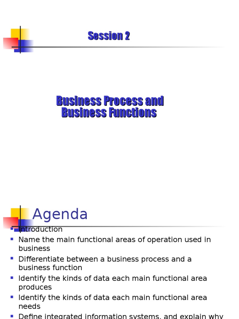 Business Process and Business Functions | PDF | Business Process ...