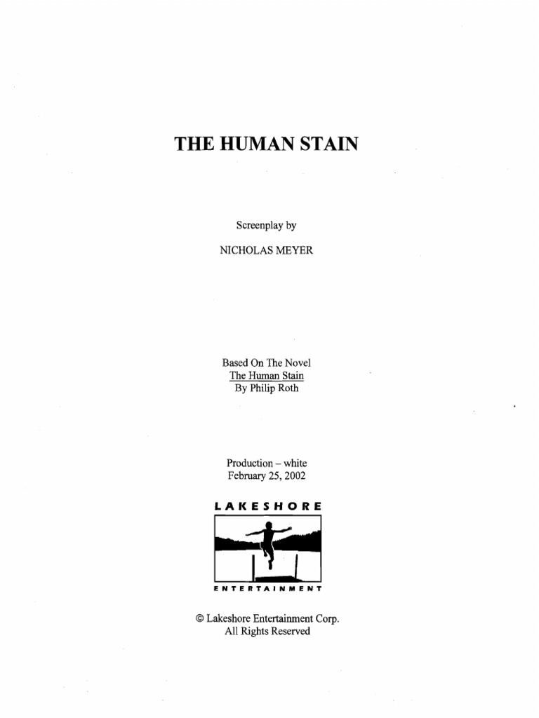 The Human Stain PDF | PDF | Achilles