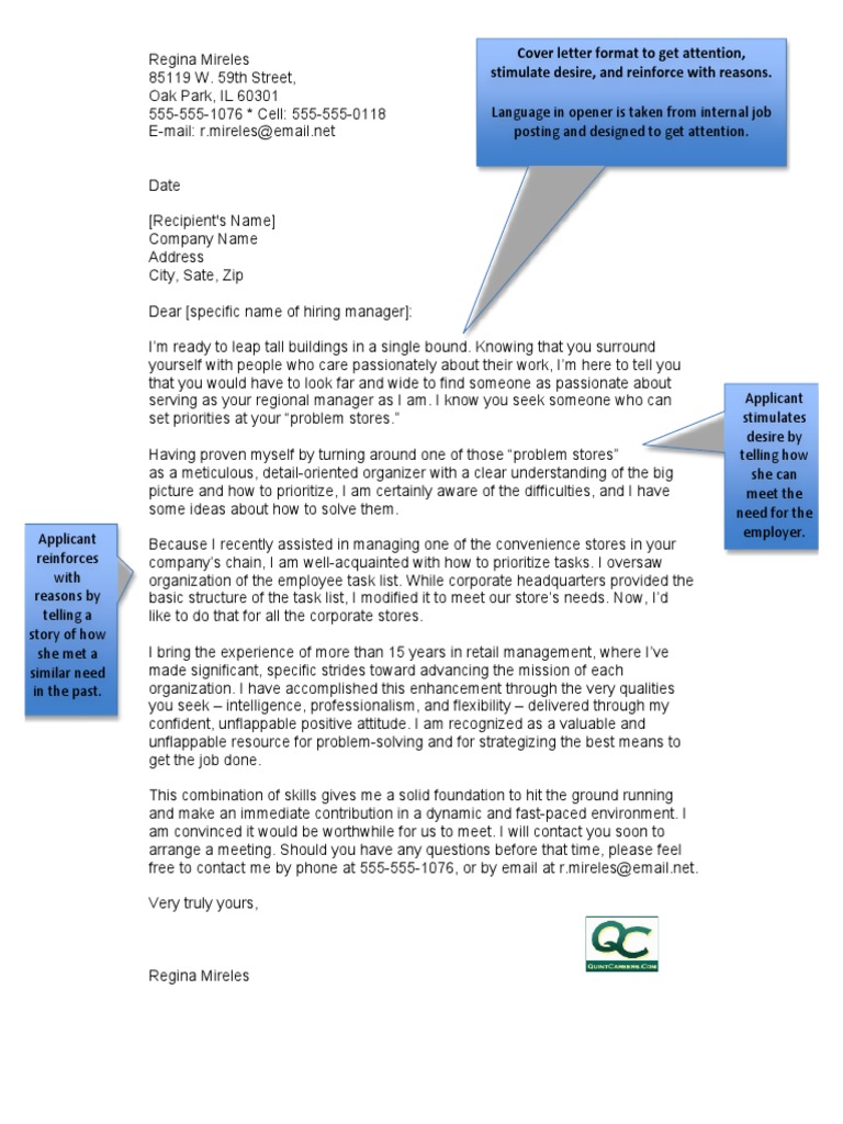 Get Attention Cover Letter | PDF