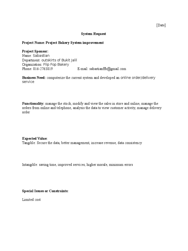 Sabastian Outskirts of Bukit Jalil Flip Fop Bakery | PDF