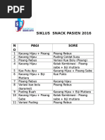 Contoh Menu Dan Resep Bentuk Makanan Standar Rumah Sakit | PDF