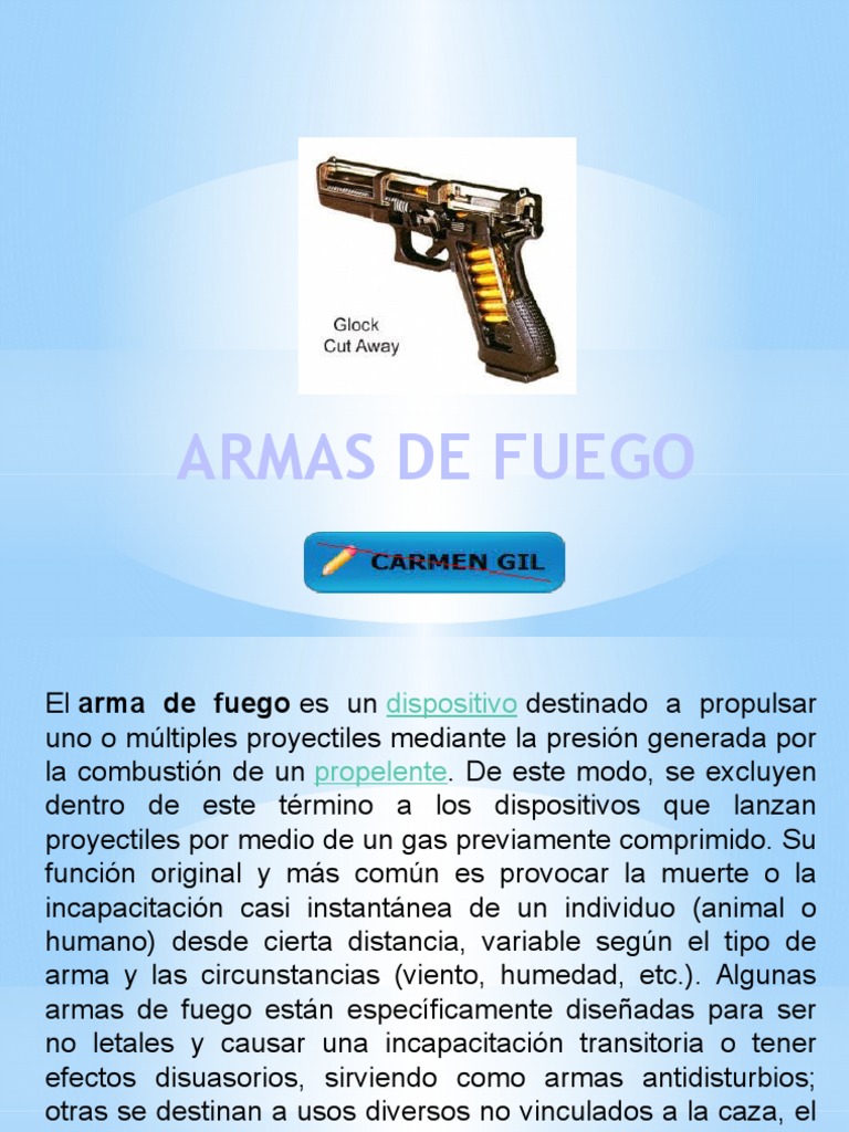 Armas de Fuego | Armas de fuego | Munición