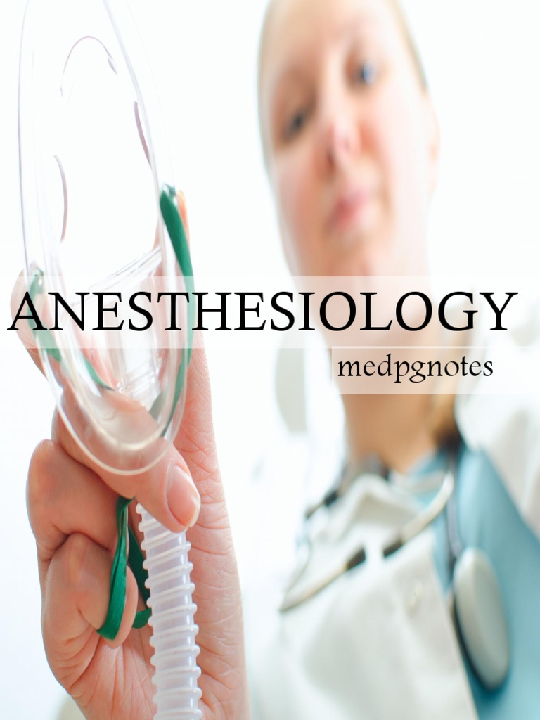 Anesthesiology Sample | PDF | Anesthesia | Medical Specialties