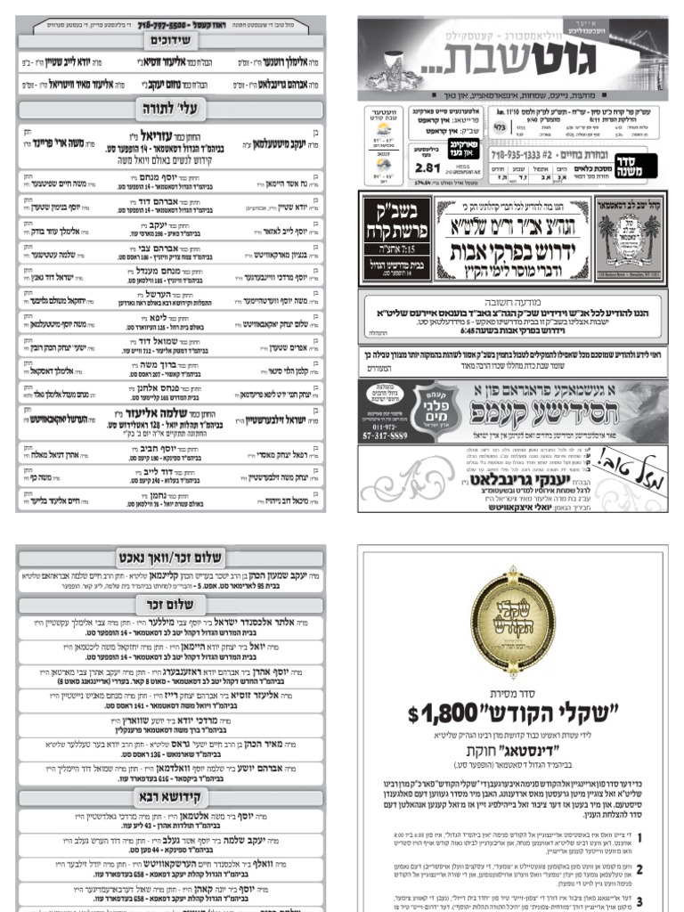 Git Shabbos Friday 06.11.10 | PDF