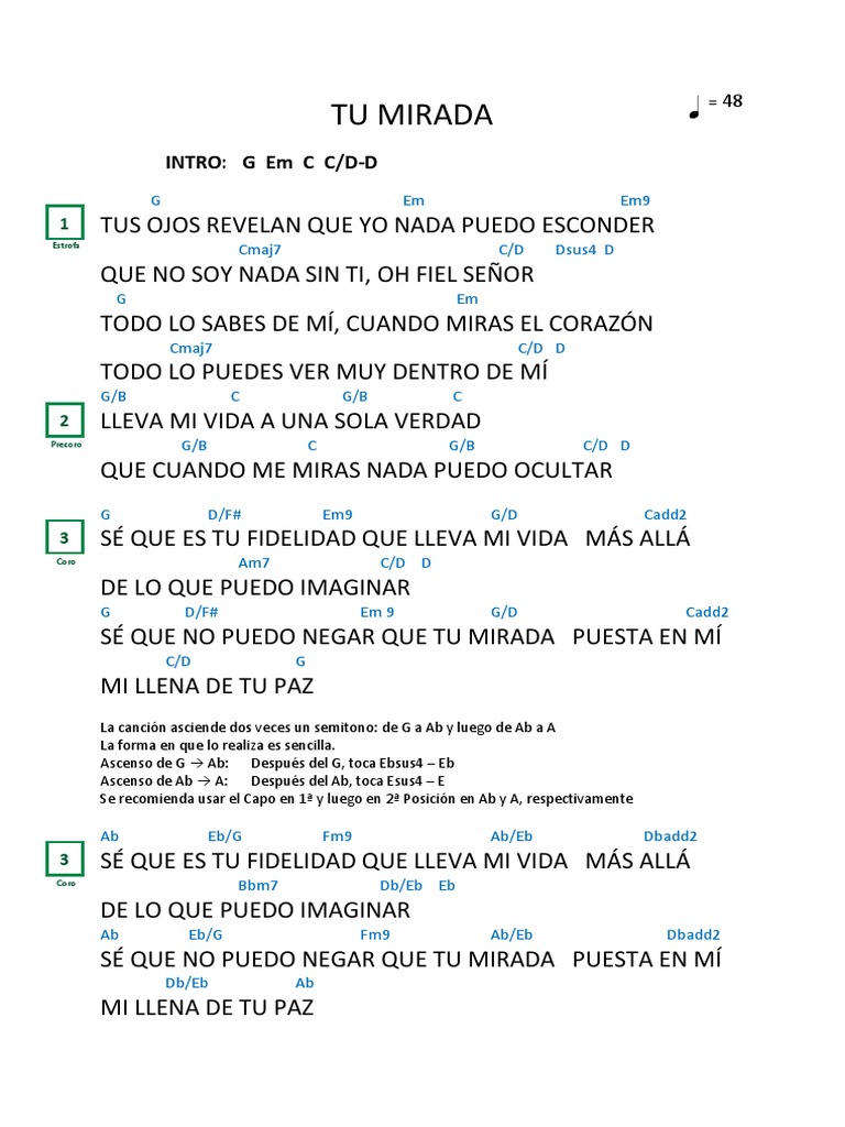 Tu Mirada - Marcos Witt PDF | PDF