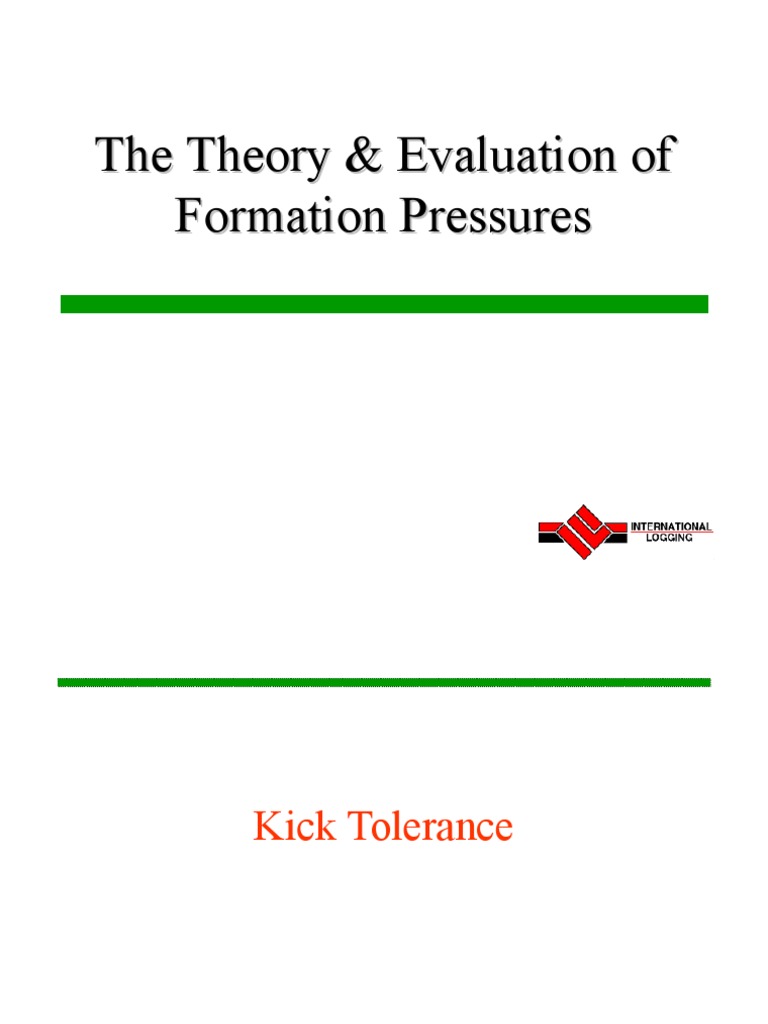 Calculating Kick Tolerance and Formation Pressure Parameters for Safe ...