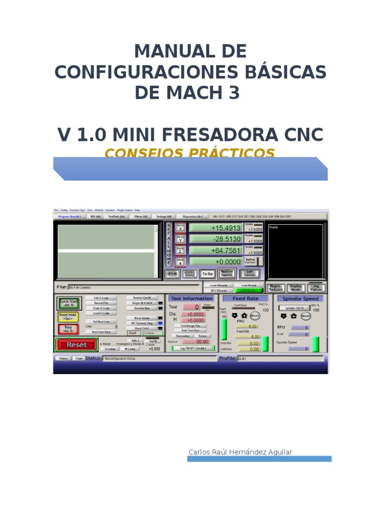 Manual de Configuraciones Básicas de Mach 3 | PDF | USB | Informática