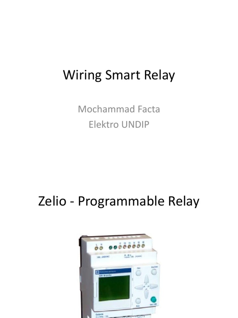Wiring Smart Relay | PDF