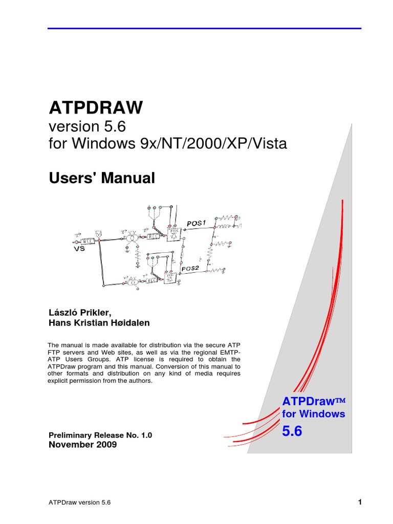ATPDraw 5.6 Manual | PDF | Microsoft Windows | Computer File