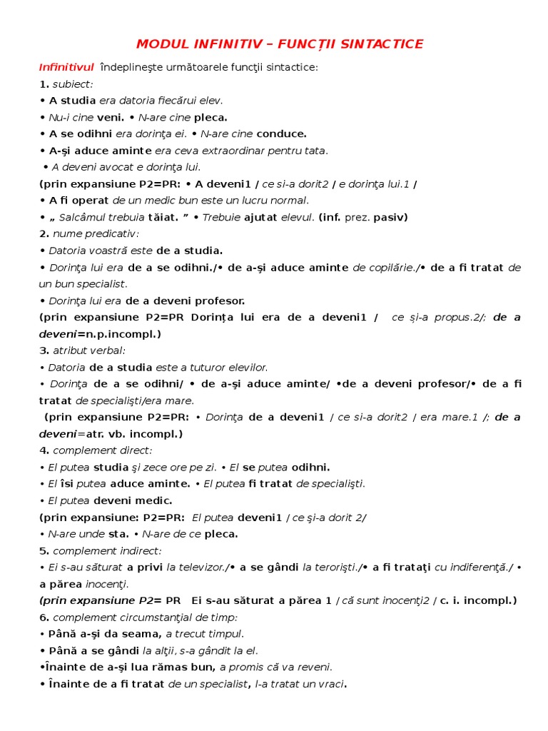 Modul Infinitiv | PDF