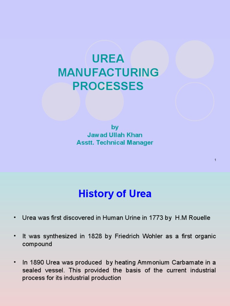 Urea Manufacturing | PDF | Urea | Ammonia