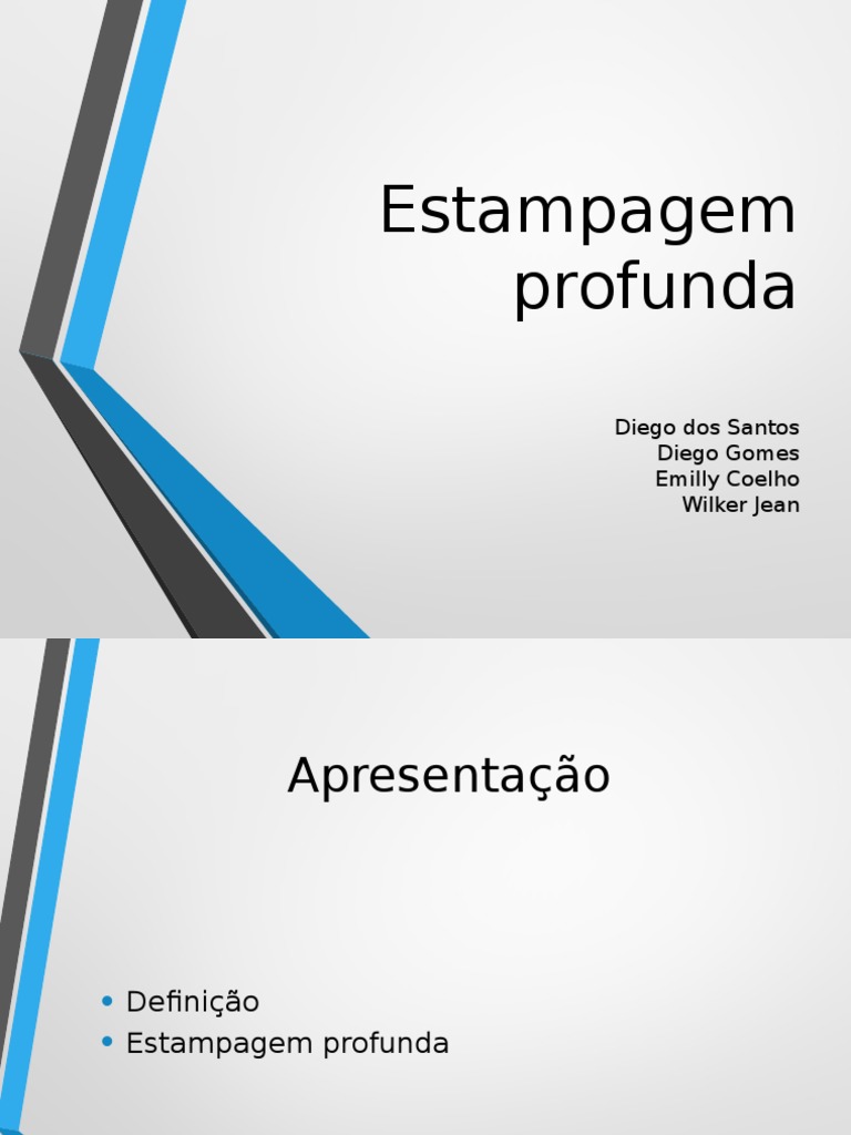 Estampagem Profunda: Processos e Ferramentas | PDF | Aço | Química