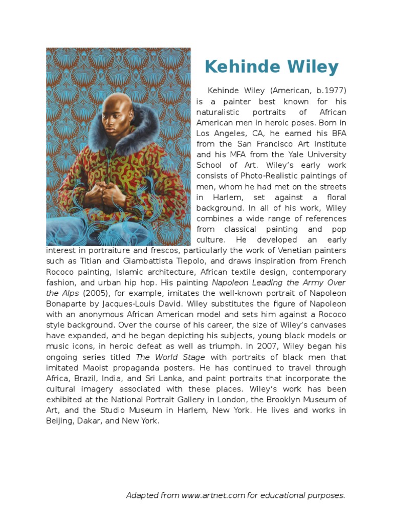 Kehinde Wiley | PDF