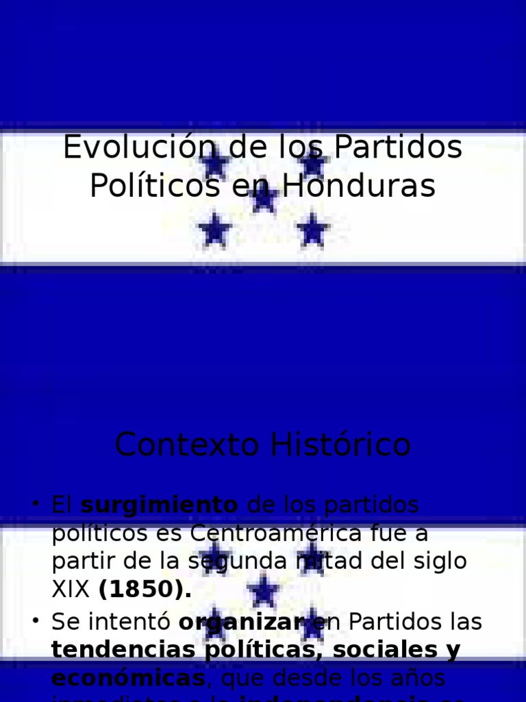 Partidos Politicos HONDURAS | PDF | Partidos políticos | Honduras