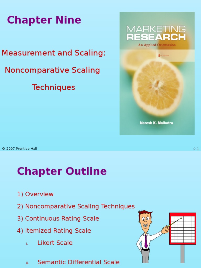 Chapter Nine: Measurement and Scaling: Noncomparative Scaling Techniques | PDF