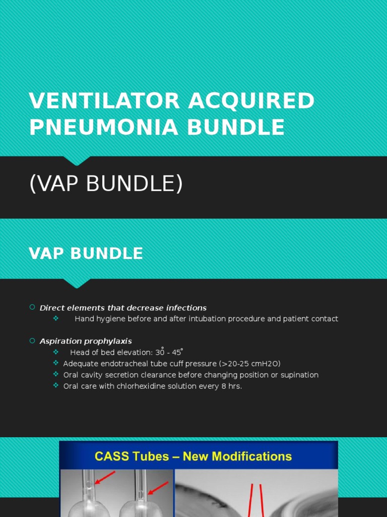 VAP Bundle: Infection Prevention Strategies | PDF