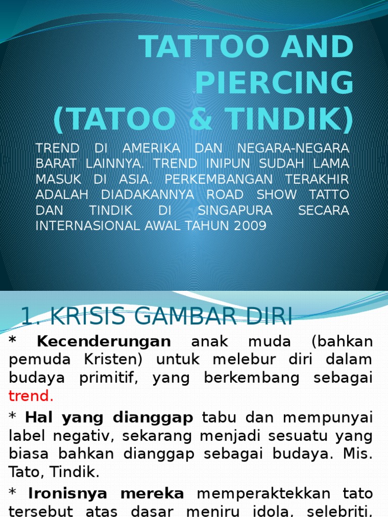 Tattoo and Piercing | PDF