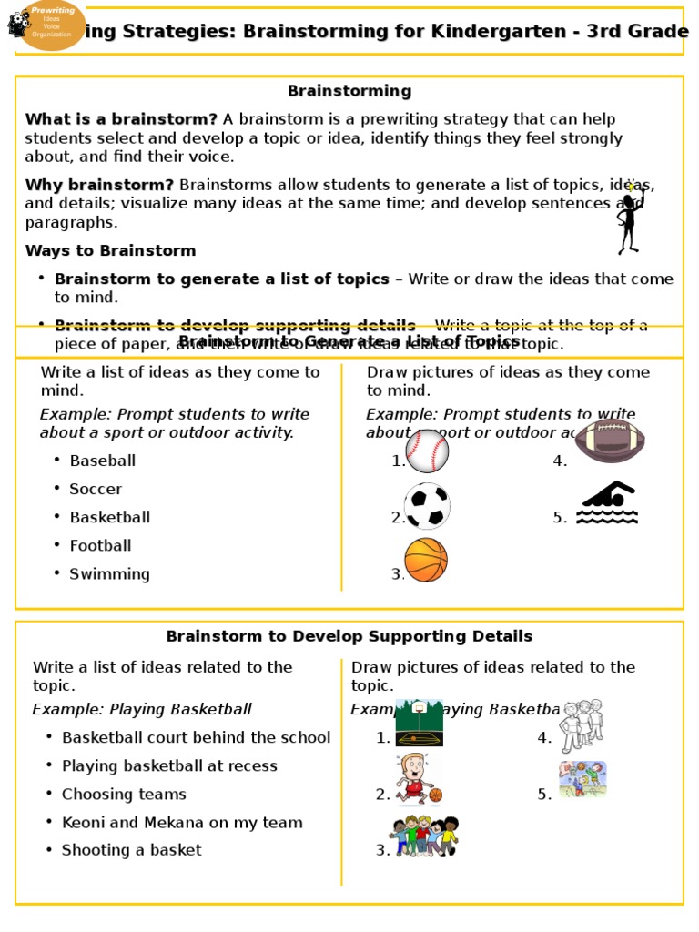 Bubble Map Prewriting Strategy | PDF | Brainstorming | Human Communication