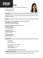 Marriage Biodata Doc Word Formate Resume | PDF | Bangladesh