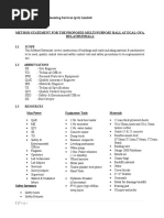 Method Statement For Slab On Grade | PDF | Concrete | Building Engineering