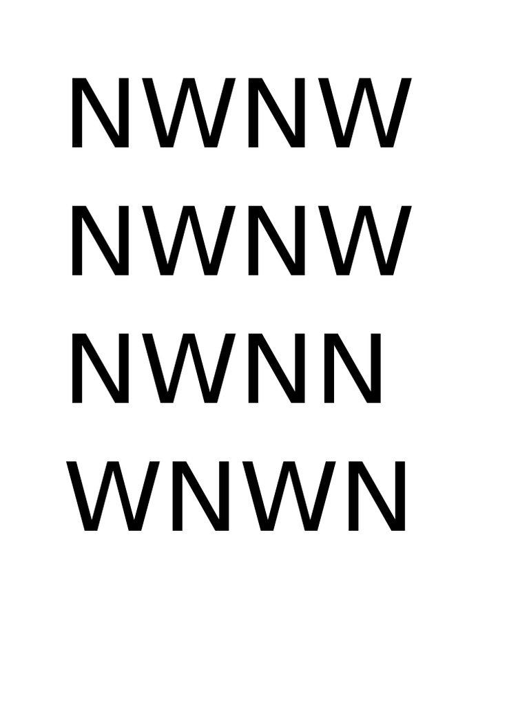 NWNW NWNW NWNN WNWN | PDF